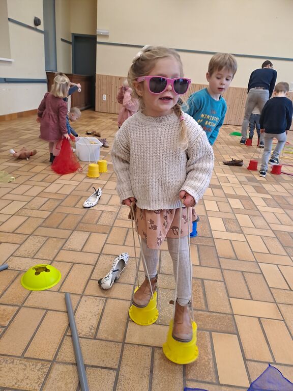 Turnen, maar dan iets moeilijker...